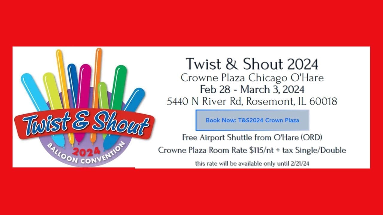 Twist & Shout Balloon Convention 2024 Preview